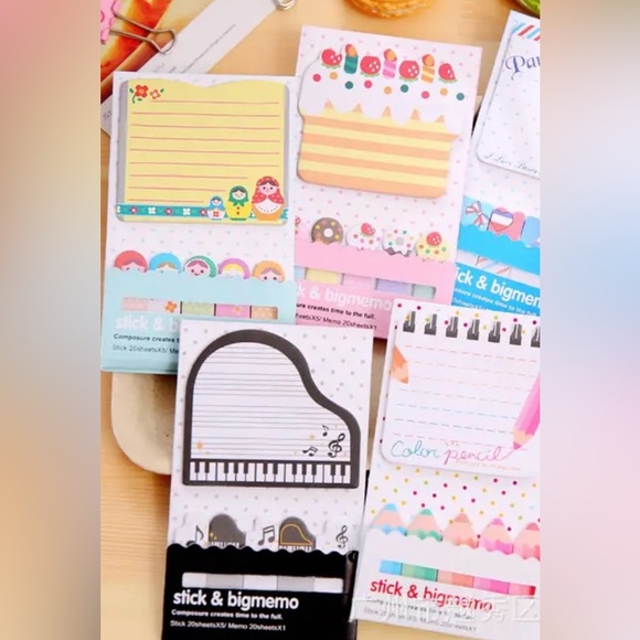 Other | 2 Piano Sticky Notes New 2 With Any 1 Order Or More | Poshmark
